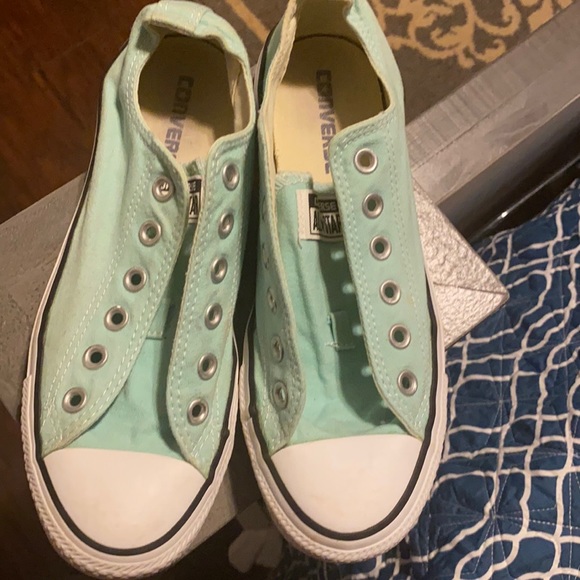 Converse | Shoes | Aqua Converse | Poshmark